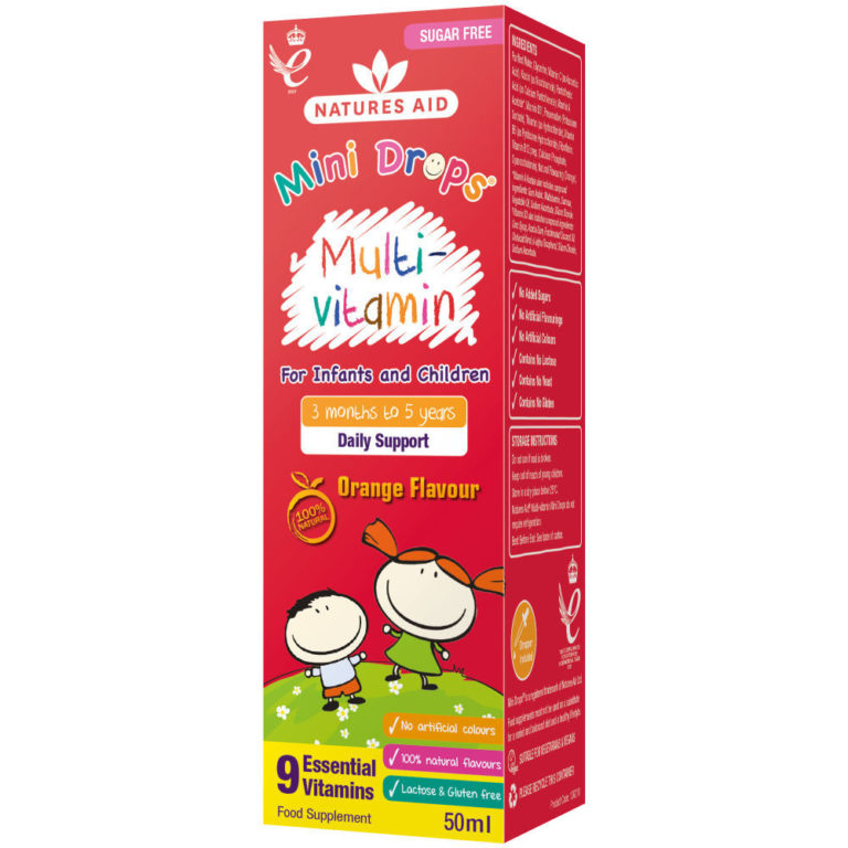 Natures Aid Multivitamin Mini Drops for Infants & Children - NatureDoc Shop