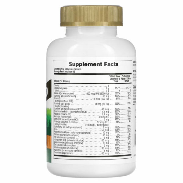 Animal Parade Gold Children’s Multivitamin Assorted Chewable Tablets ...